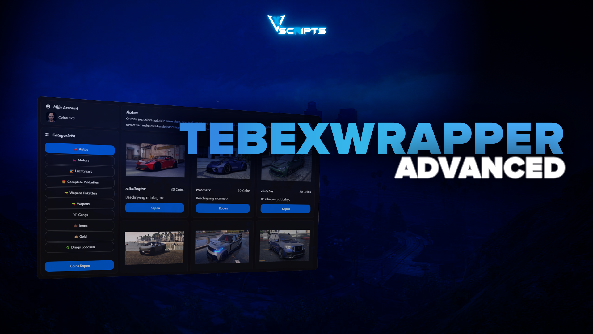 Vertex Scripts | Tebex Wrapper